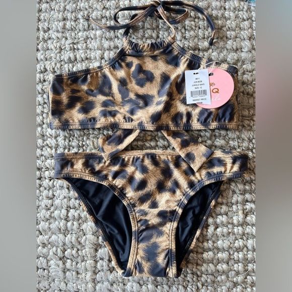 Anthropologie | Swim | Nwt Anthropologie Pilyq Kids Halter Cheetah ...